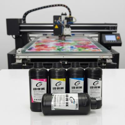 China FCOLOR Fast Curing Led UV Curable Ink for Epson DX5 Printer UV Ink Price for sale