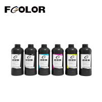 China FCOLOR Hard LED UV Ink for Epson L1800 1390 XP600 UV LED Printer Ink for sale