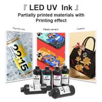 China FCOLOR Printing on Metal Plastic Glass Led UV Ink for Epson DX7 DX5 Printer Head for sale