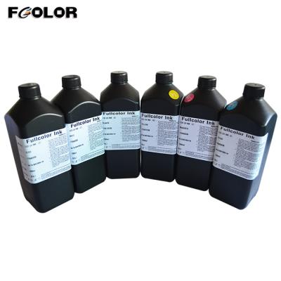 China 500ml 1000ml High Adhesion UV Printing Ink Oil Based For Epson Xp600 DX5 Printhead for sale