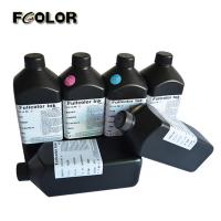 China 500ml 1000ml High Adhesion UV Printing Ink Oil Based For Epson Xp600 DX5 Printhead for sale