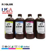 China FCOLOR 1000ml Mimaki Soft UV Inks LUS-210 LUS-170 LUS-175 LUS-190 UV Chips for Mimaki UJV100-160 UCJV300-160 for sale