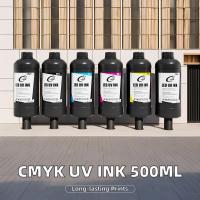 China High Adhesion Hard UV Ink for Epson XP600 I3200 I1600  Vivid  Scratch Resistant for Glass Metal  Ceramic Printing for sale