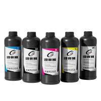 China Fcolor New Durable Washable High Adhesion 3D Silicone TPU UV Ink for Textile Labels & Stickers Printing for sale
