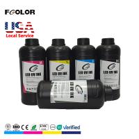 China Fcolor New Durable Washable High Adhesion 3D Silicone TPU UV Ink for Textile Labels & Stickers Printing for sale