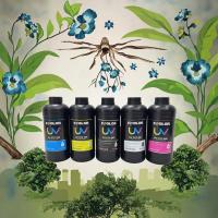 China Fcolor New Durable Washable High Adhesion 3D Silicone TPU UV Ink for Textile Labels & Stickers Printing for sale