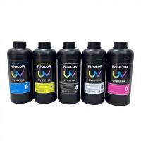 China Fcolor New Durable Washable High Adhesion 3D Silicone TPU UV Ink for Textile Labels & Stickers Printing for sale