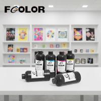 China FCOLOR Soft Hard LED UV Ink 1000ml UV INK for Printer 5 Color Fast Curing Led UV Ink for Epn Konica Ricoh Printhead for sale