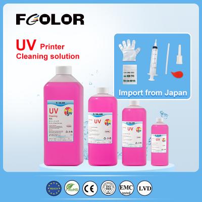 China FCOLOR 1000ml LED UV Ink Printing Head Cleaning Solution Liquid UV Printer Cleaning Solution for sale