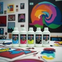China FCOLOR Good Quality Digital Printing Compatible Textile Pigment Ink DTG Ink for Ricoh Gen5 Epson Printhead for sale