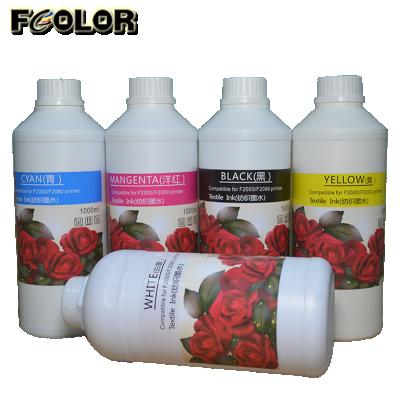 China FCOLOR 15 Years Factory Experience DTG Ink Textile Pigment Ink for Direct to Garment Epson F2100 Dtg Printer for sale