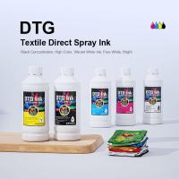 China FCOLOR DTG Ink Textile Printer Inks I3200 L1800 1390 TX800 DX5 DX7 1400 P600 DTG Ink for Espon Printhead DTG Printer for sale