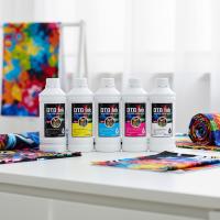 China FCOLOR 1 Liter Water Based Digital Textile Garment Pigment Printing DTG Ink for Epson Stylus Pro 4880 3890 R290 R2000 Printer for sale