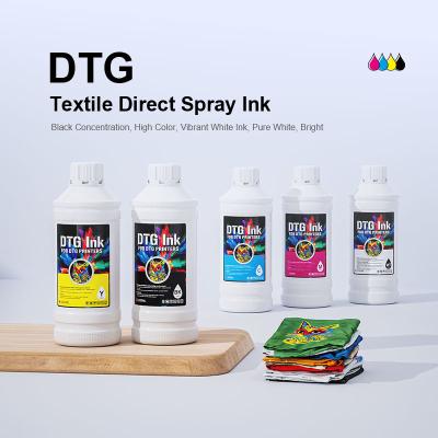 China FCOLOR 1000ML High Density White Pigment for for XP500 XP600 I3200 Bulk Digital Transfer Printing for Textile Printer for sale