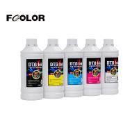China FCOLOR 1000ML High Density White Pigment for for XP500 XP600 I3200 Bulk Digital Transfer Printing for Textile Printer for sale