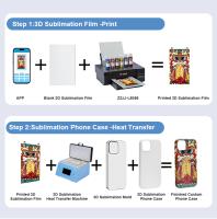 China 3D Sublimation Phone Case Printing Machine Kit Vacuum Heat Press for iPhone Samsung Custom Case Maker With Molds and Films for sale