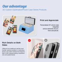 China Fcolor Custom Sublimation Phone Case Printer Machine 3D Sublimation Vacuum Heat Press Machine for DIY Phone Case for sale