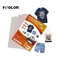 China Fcolor Factory Direct Sales 100 Grams Heat Transfer Sublimation Paper A4  Size for Polyester Fabric for sale