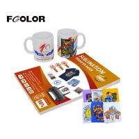 China Fcolor Factory Direct Sales 100 Grams Heat Transfer Sublimation Paper A4  Size for Polyester Fabric for sale