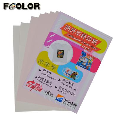 China Wholesale High Quality Quick Dry Heat Transfer Sublimation Paper A4 for T-shirt and Mug for sale