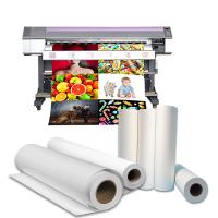 China 100g Sublimation Transfer Paper With Glue 44'' 63'' 64'' Roll Size For Textile Printing for sale
