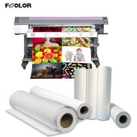 China 24 Inch Fast Dry Roll To Roll Sublimation Ink Paper For Large Format Printer for sale