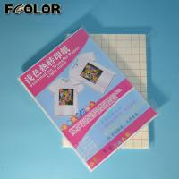 China FCOLOR Light Sublimation Paper A4 Transfer on Cotton T-shirt for sale