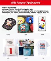 China FCOLOR Wholesale Sublimation Tacky Paper for Blanks Transfer Printing T-Shirts and Bags for sale