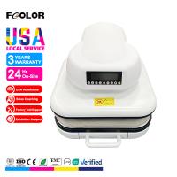 China FCOLOR Electric 38*38cm Automatic Heat Press Machine for Plate T-Shirt 220V New Pressure Sublimation for DIY Flat Stuff for sale