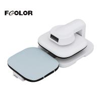China FCOLOR Electric 38*38cm Automatic Heat Press Machine for Plate T-Shirt 220V New Pressure Sublimation for DIY Flat Stuff for sale