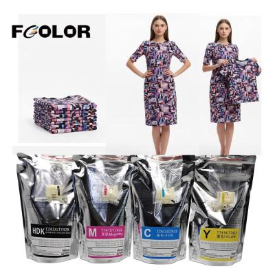 China Fcolor Wholesale Digital Printing Inkjet 1L 2L Sublimation Ink Bag Heat Transfer Ink for sale