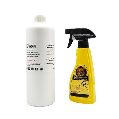 China Fcolor Hot Sale 300ml Sublimation Coating Spray Liquid for Cotton Fabric Heat Transfer for sale