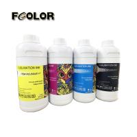 China FCOLOR Wholesale Dye Ink Sublimation Heat Transfer Printing Ink for Epson I3200 A1 Sublimation Printer for sale