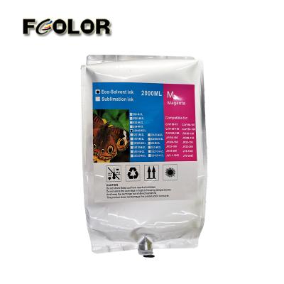 China FCOLOR SB54 SB53 2L Bag Compatible Sublimation Ink for Mimaki JV34 260 Printer for sale