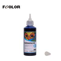 China FCOLOR 70ML 100ml Desktop Sublimation Ink Water Based Tinta Ink Sublimation Suitable for Epson Office Printers for sale