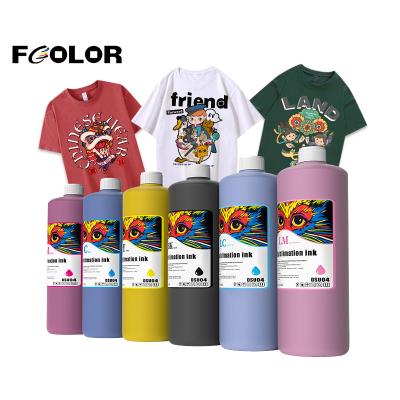 China FCOLOR Factory Direct Sublimation Ink for Epson L805 L1800 XP600 I3200 Printheads  High Quality Vivid Colors for sale