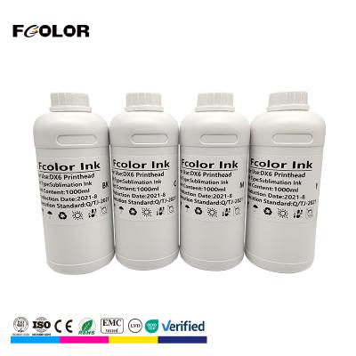 China FCOLOR Factory Price CSI Dye Ink Sublimation Ink for Large Format Inkjet Printer DX5 DX6 DX7 DX10 XP600 5113 4720 for sale