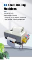 China A3 Sheet Digital Roll to Roll 6 Color Label Printer Machine for Inkjet Barcode Sticker for sale
