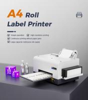 China A4 Roll To Roll Self Adhesive Label Printing Machine Heat Resistant For Cosmetic Bottles for sale
