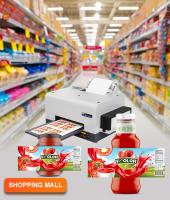 China A4 Roll To Roll Self Adhesive Label Printing Machine Heat Resistant For Cosmetic Bottles for sale