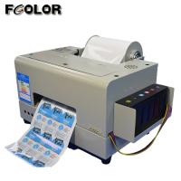 China A4 Size 6 Colors Label Printing Machine Semi Automatic Sticker Printer Machine for sale
