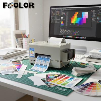 China A4 Self-Adhesive Label Printer Waterproof High Quality Label Printing Machine for Perfume Label Cosmetics Skincare Labels for sale