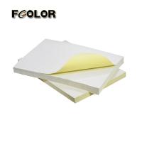 China FCOLOR Favourable Waterproof Self Adhesive Label Sticker Paper Sheet in Food Bottle Packing Label for sale