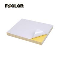 China FCOLOR Favourable Waterproof Self Adhesive Label Sticker Paper Sheet in Food Bottle Packing Label for sale