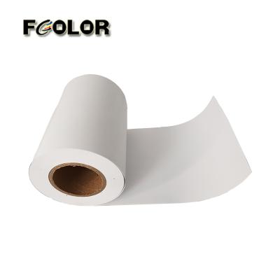 China Customized Size PET Transparent Label Sticker Paper Roll A4 Waterproof for Bottle Logo for sale