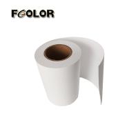 China Customized Size PET Transparent Label Sticker Paper Roll A4 Waterproof for Bottle Logo for sale
