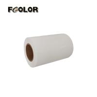 China Customized Size PET Transparent Label Sticker Paper Roll A4 Waterproof for Bottle Logo for sale