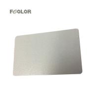 China CR80 Silver Golden Color Thermal Plastic PVC ID Card 200 × 300mm for Zebra Printer for sale