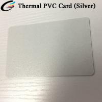 China CR80 Silver Golden Color Thermal Plastic PVC ID Card 200 × 300mm for Zebra Printer for sale