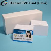 China CR80 Silver Golden Color Thermal Plastic PVC ID Card 200 × 300mm for Zebra Printer for sale